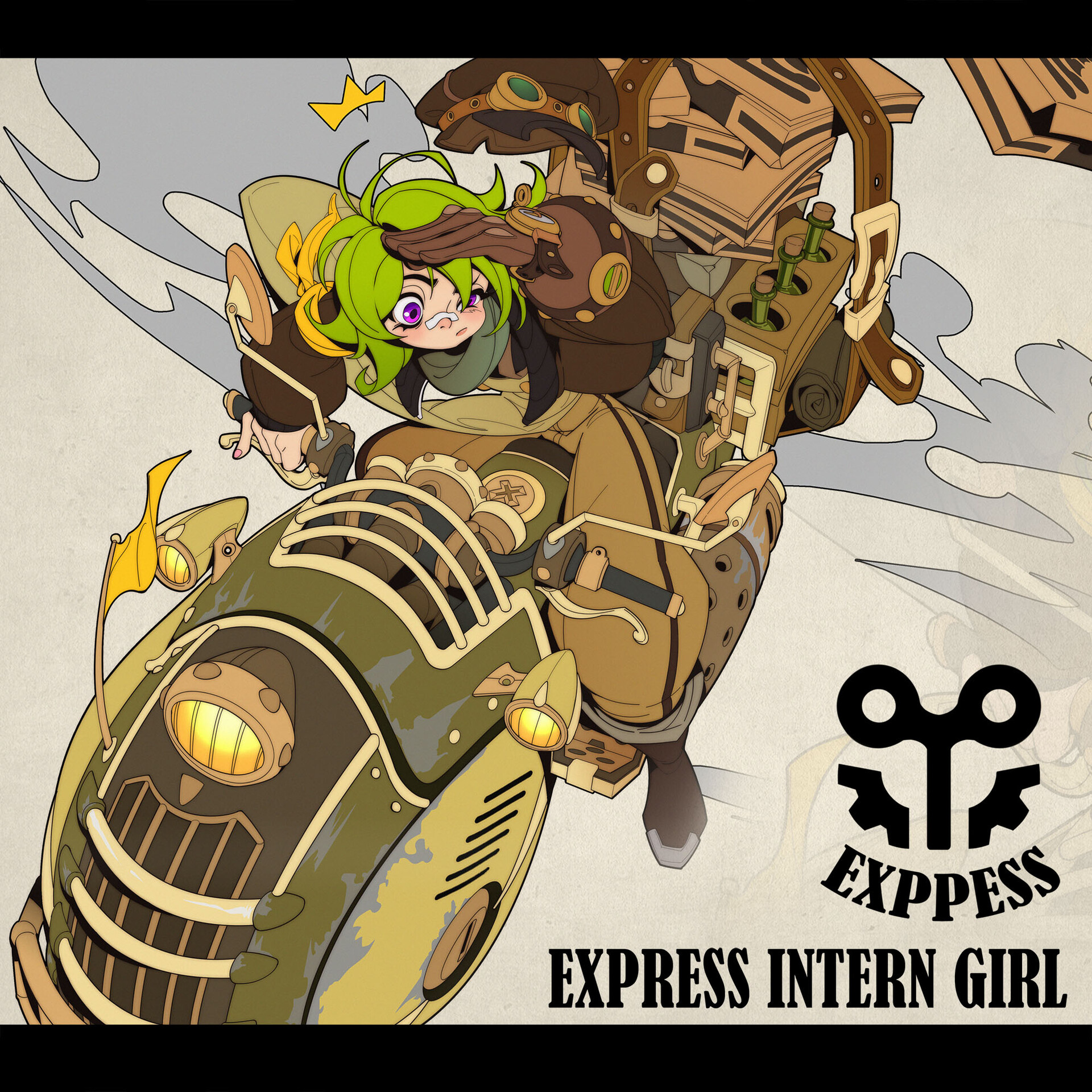 ArtStation - EXPRESS INTERN GIRL