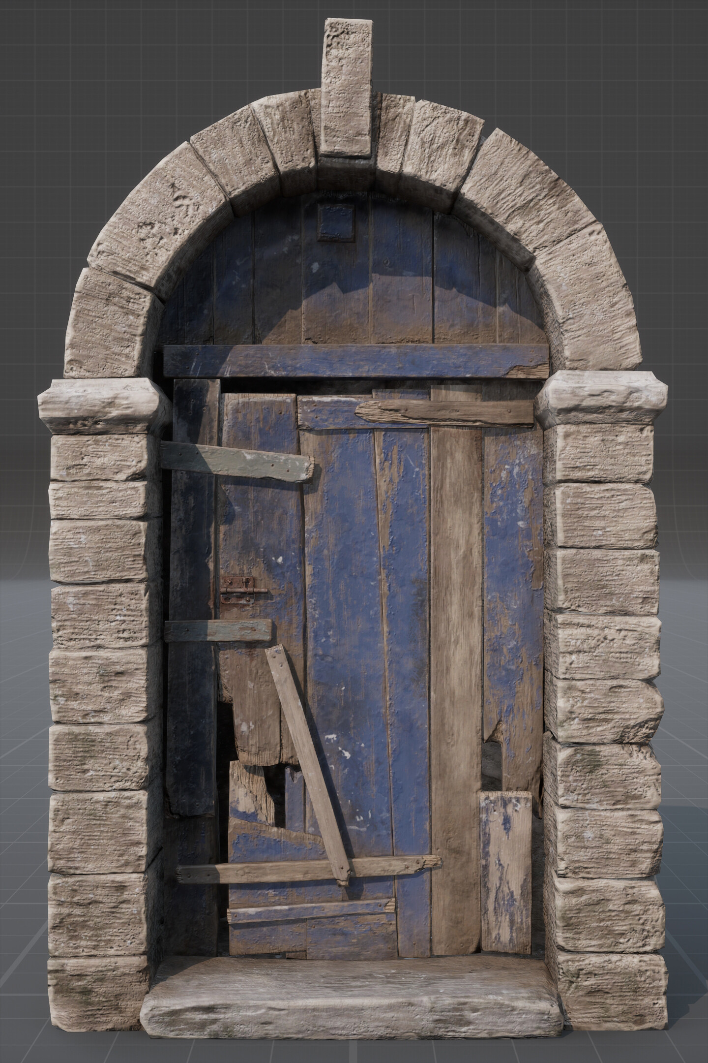 ArtStation - Worn out medieval door