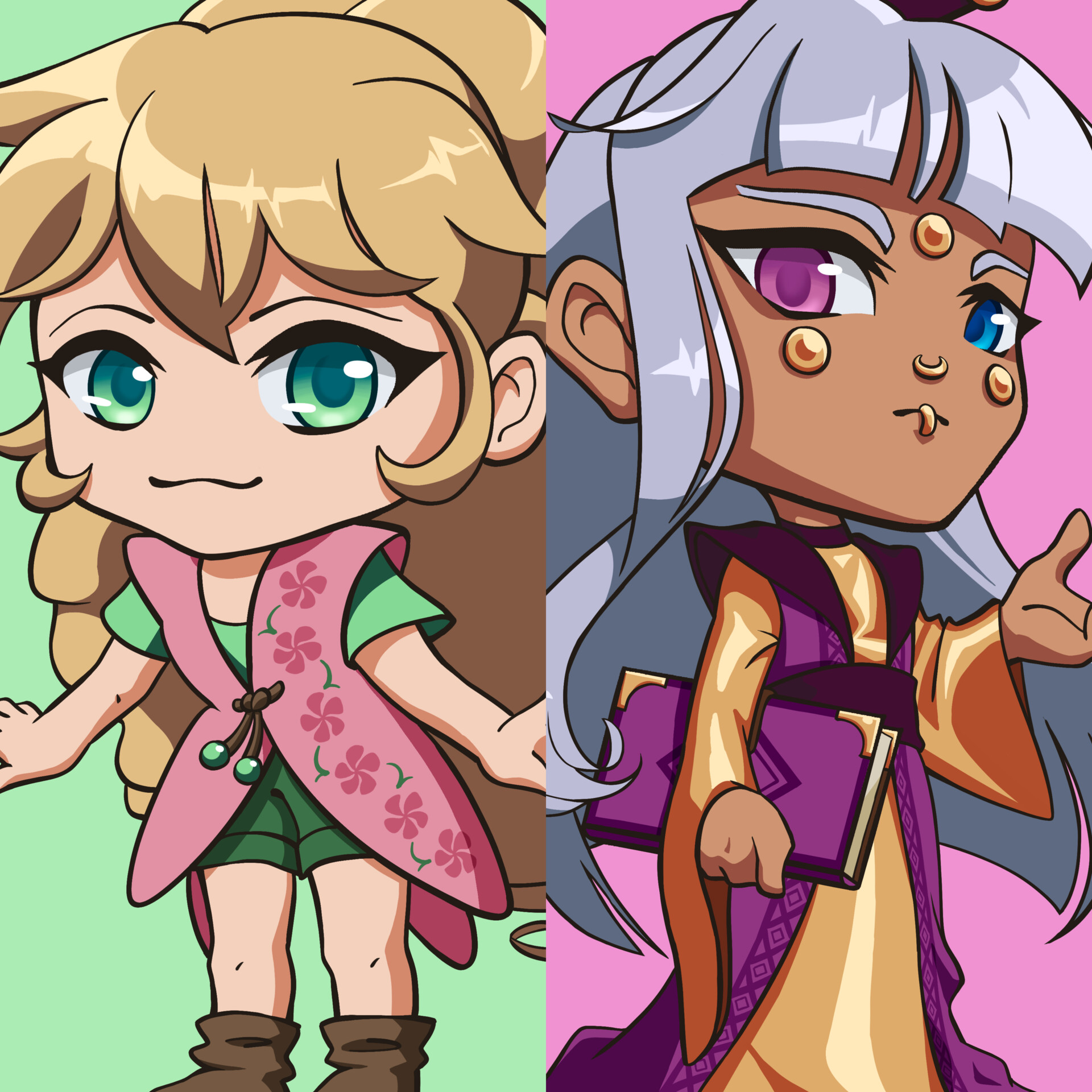 ArtStation - Chibi OCs + Expressions