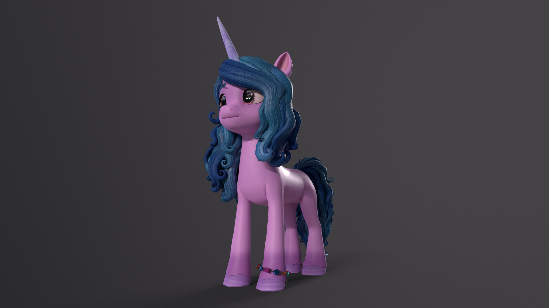 ArtStation - My little pony - Low Poly models for Roblox - Izzy