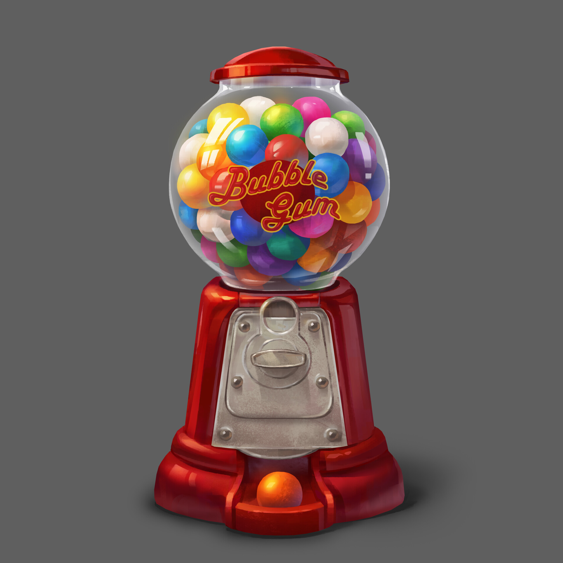 ArtStation - Gumball Machine / prop