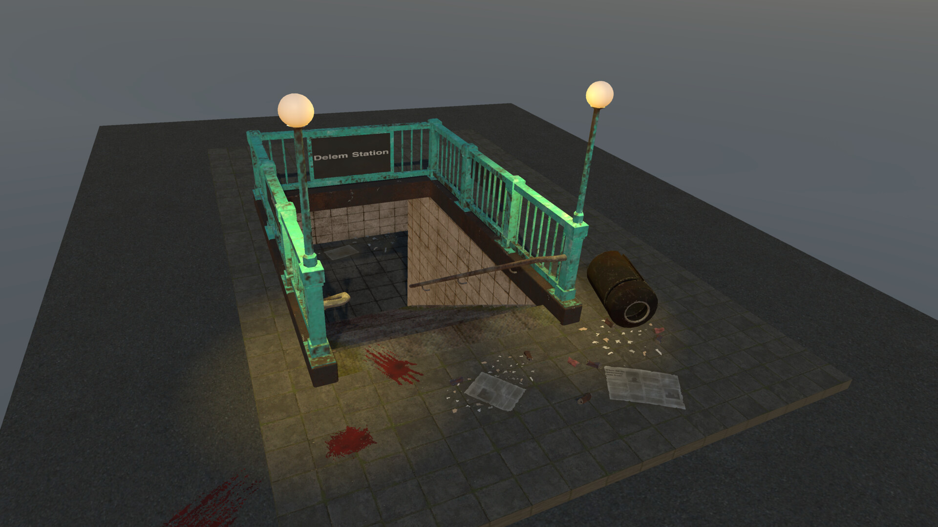 ArtStation - Subway Entrance