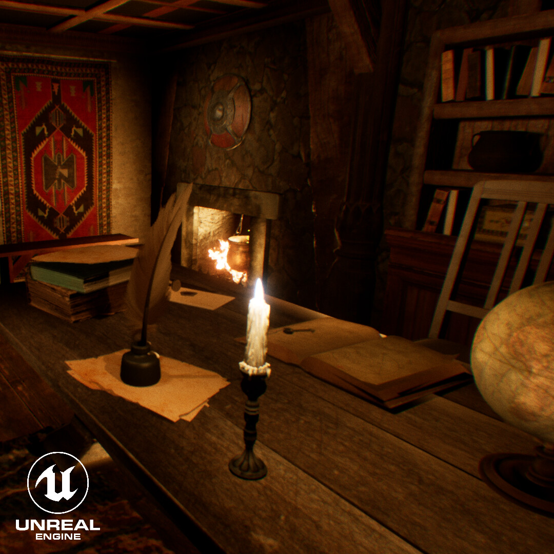 ArtStation - Ancient House of The Witcher