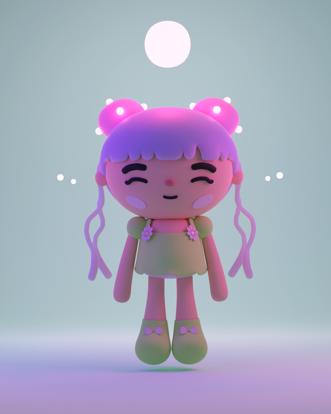 ArtStation - Kawaii girl Hoinka