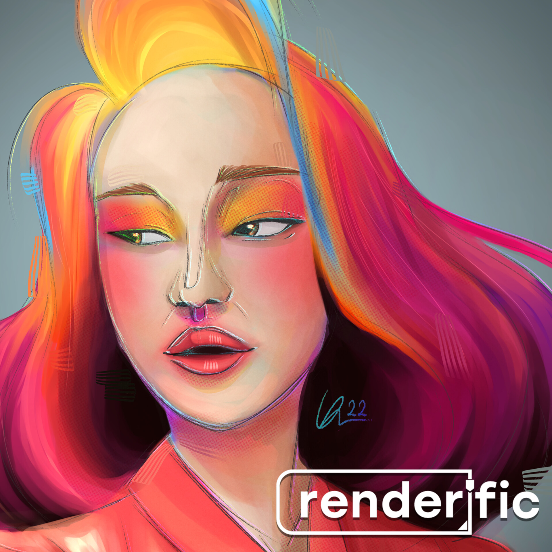 ArtStation - Colour, Stylisation and Portrait Study