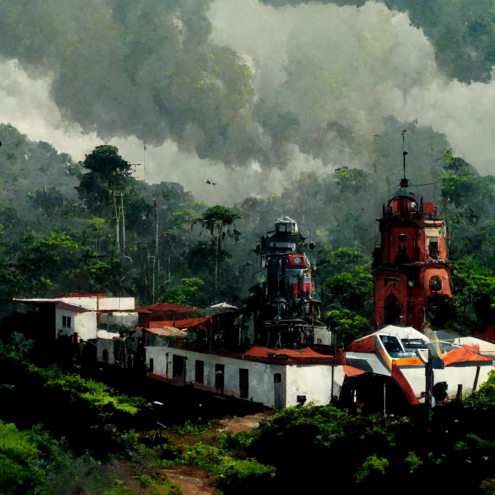 ArtStation - Ai - Colombian Military Mecha