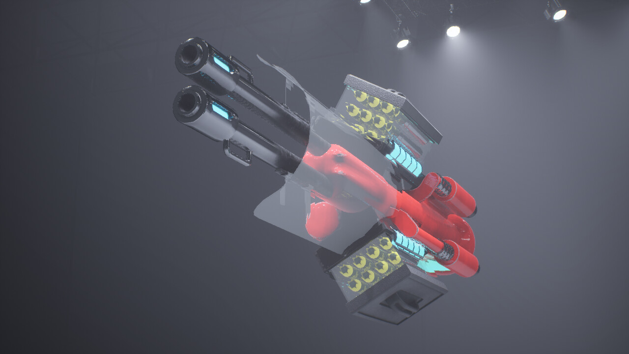 ArtStation - Automatic Bolt Cannon - Weapon Modelling