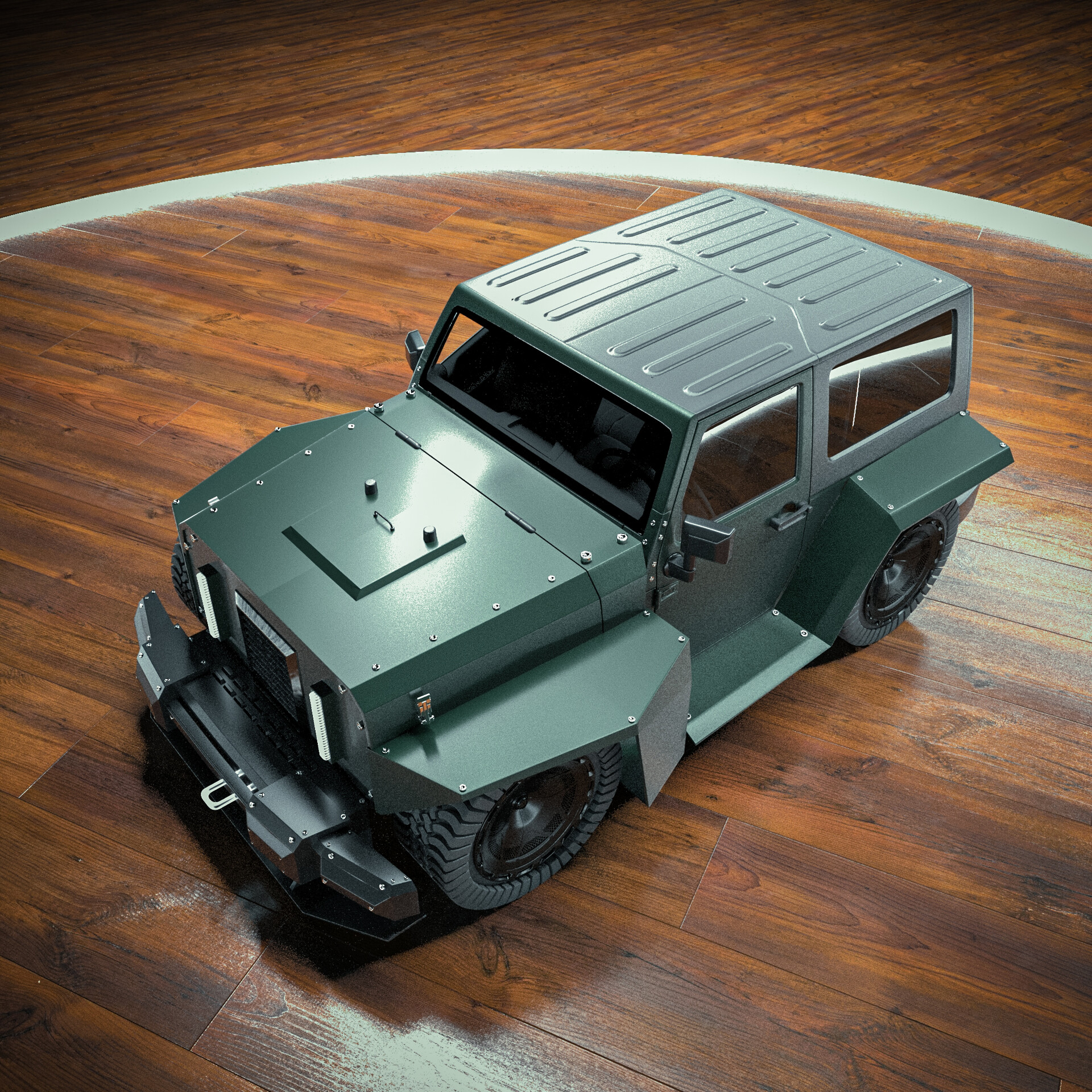 ArtStation - The Jeep Armour Wide body