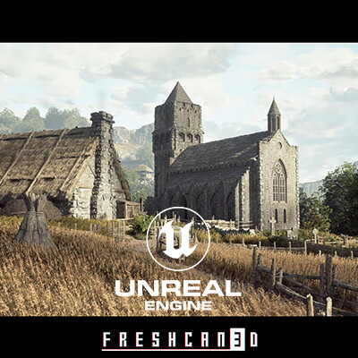 Freshcan 3D - Environment Art Studio - Medieval Church in Unreal Engine 5