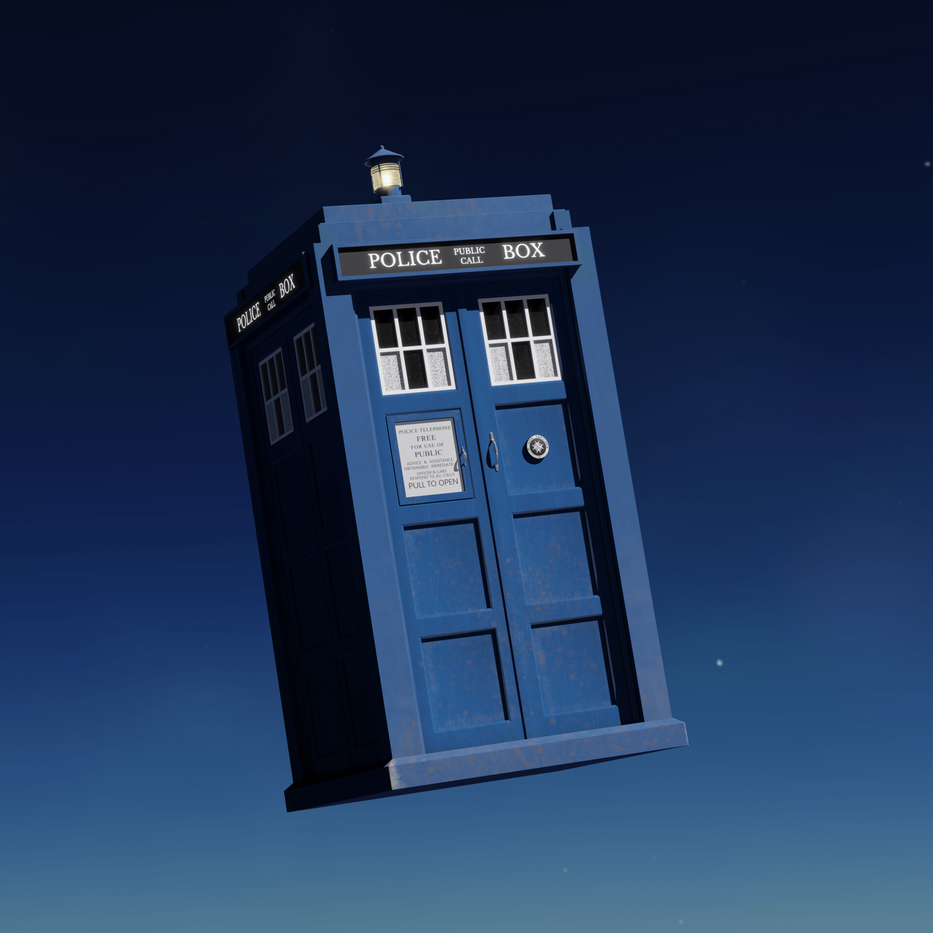 ArtStation - Doctor Who - TARDIS F Prop