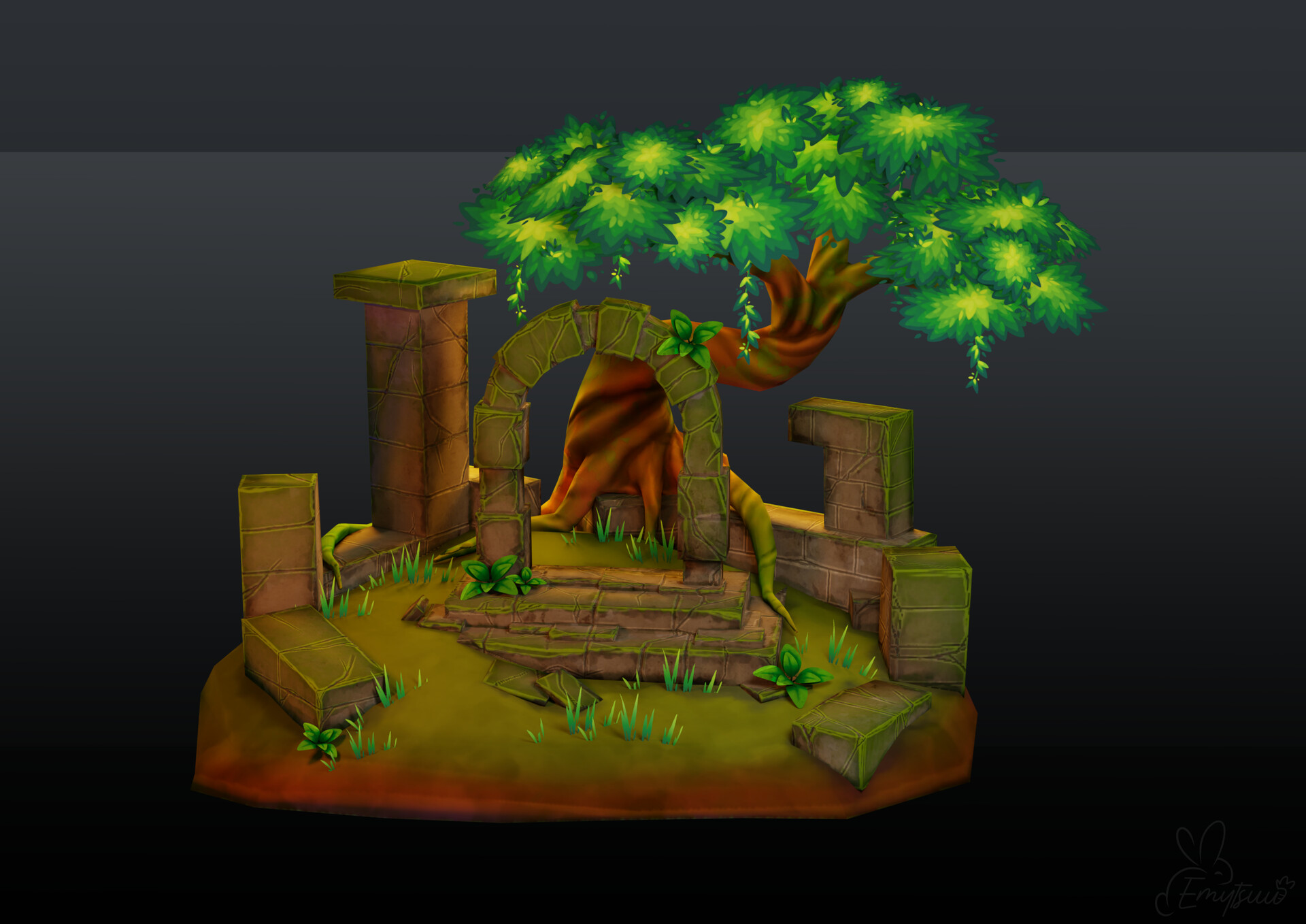 ArtStation - Stylized Portal Scene