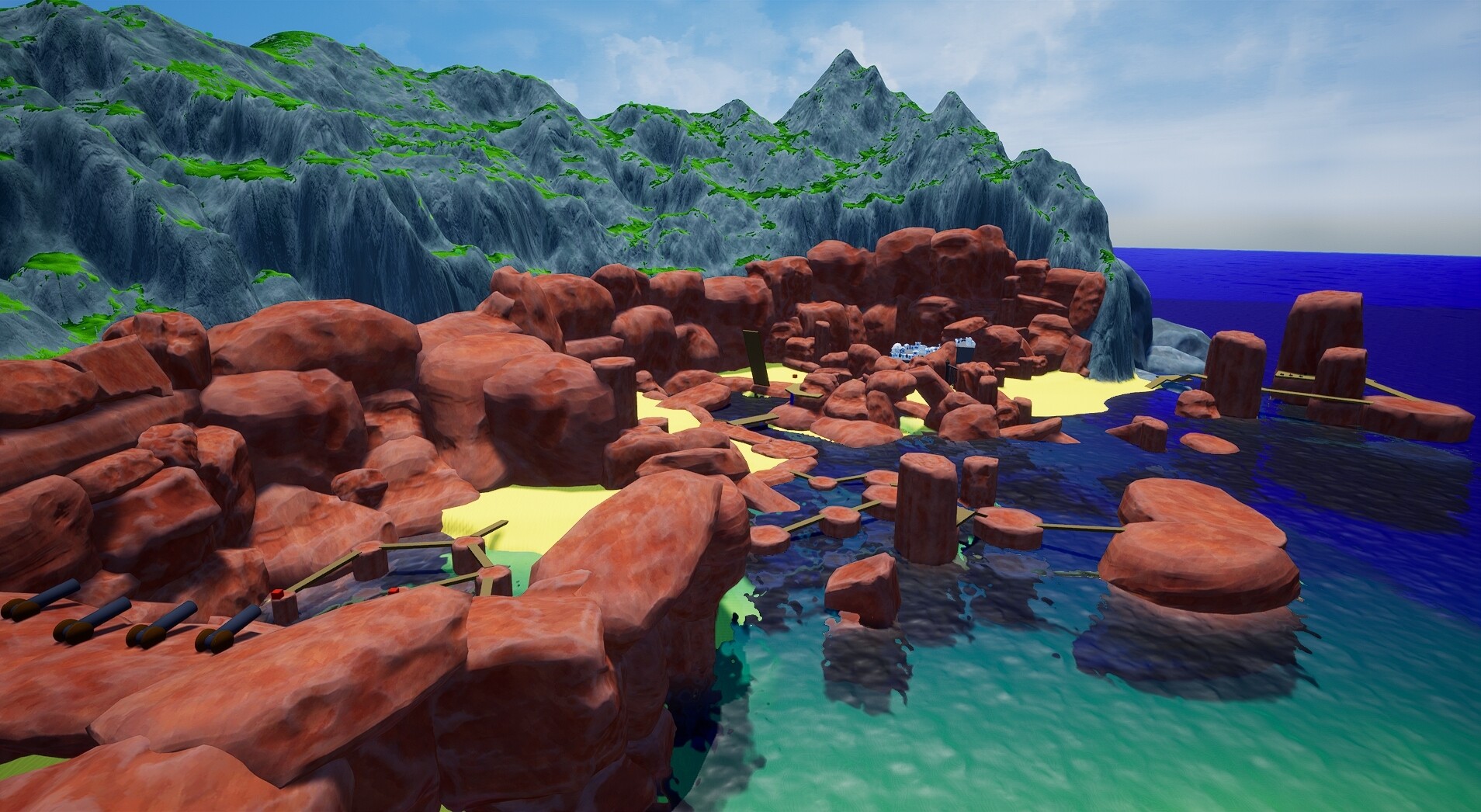 ArtStation - Coastal Town Under Siege