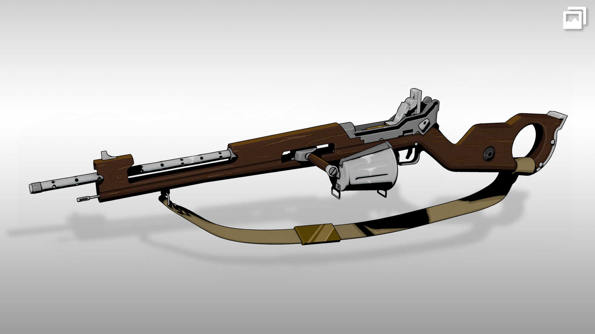ArtStation - Luga Inspired Rifle