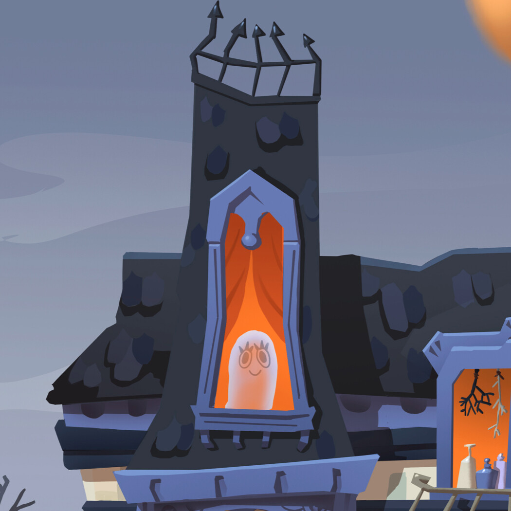 ArtStation - Hauted House Concept