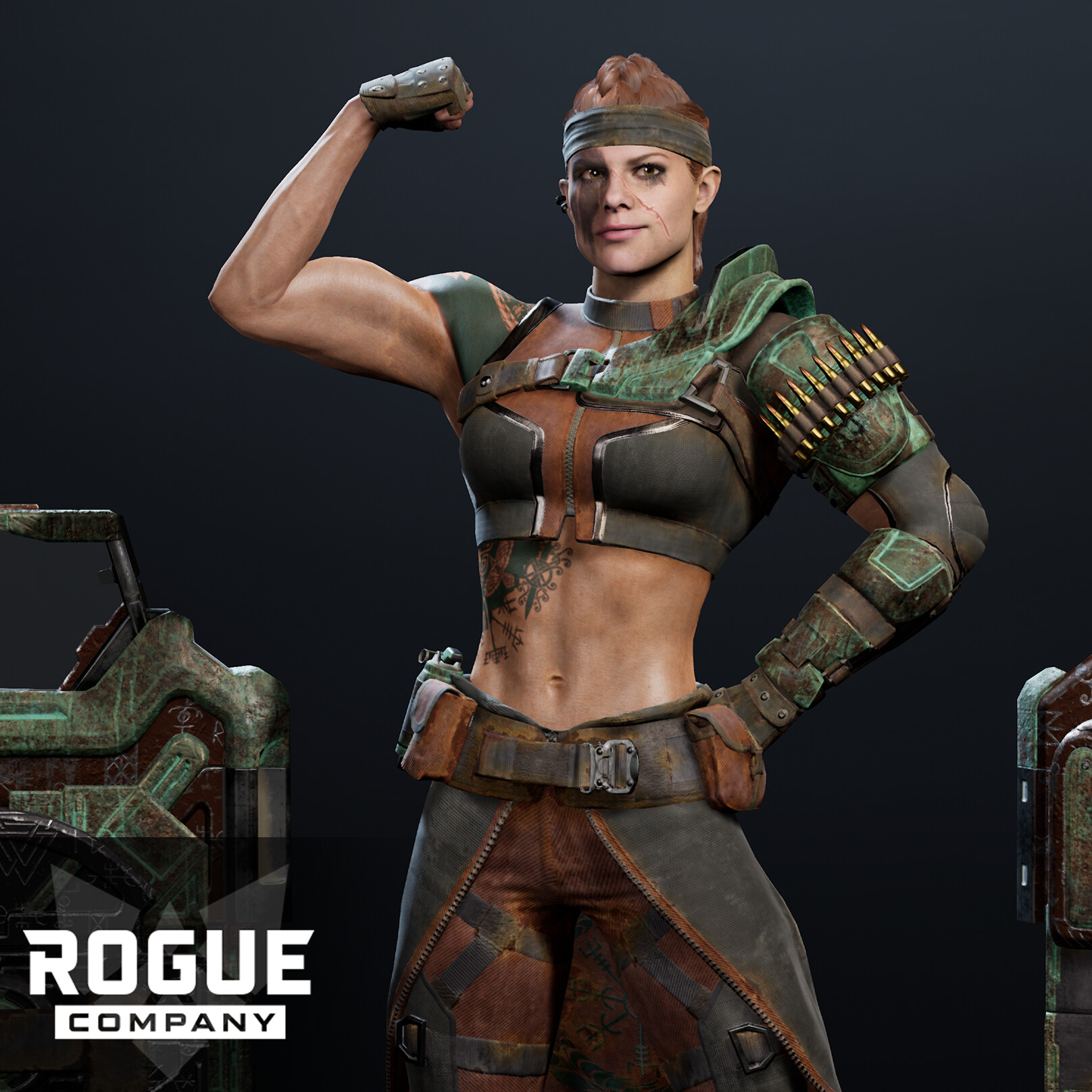 ArtStation - Rogue Company - Wasteland Sigrid Texturing