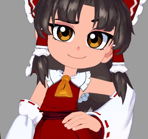 ArtStation - Reimu Idle Animation