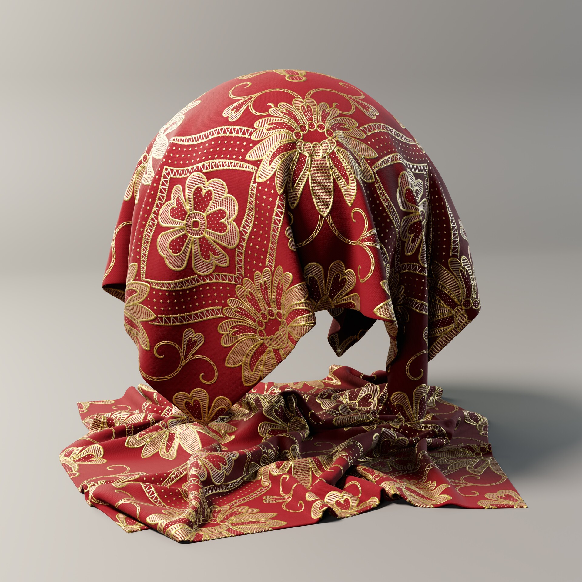 ArtStation - Substance Study - Fabric with Pattern