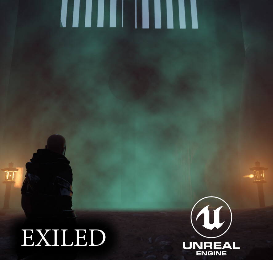 ArtStation - EXILED - UE4 - Boss Door Interact