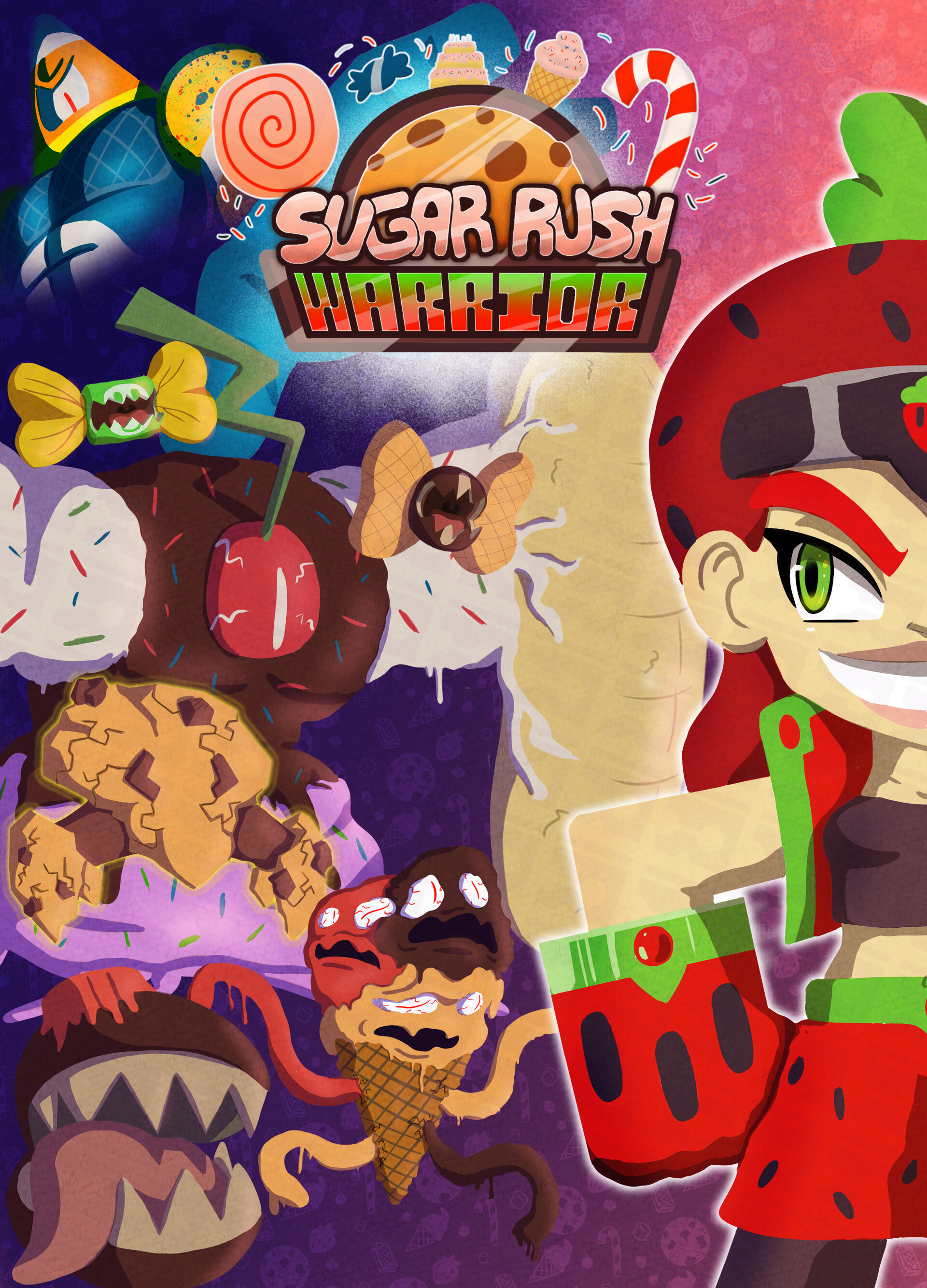 ArtStation - Sugar Rush Warrior Box Art