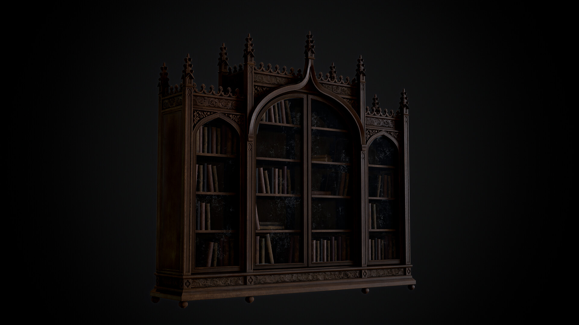 ArtStation - Furniture for Gothic Biologist Library