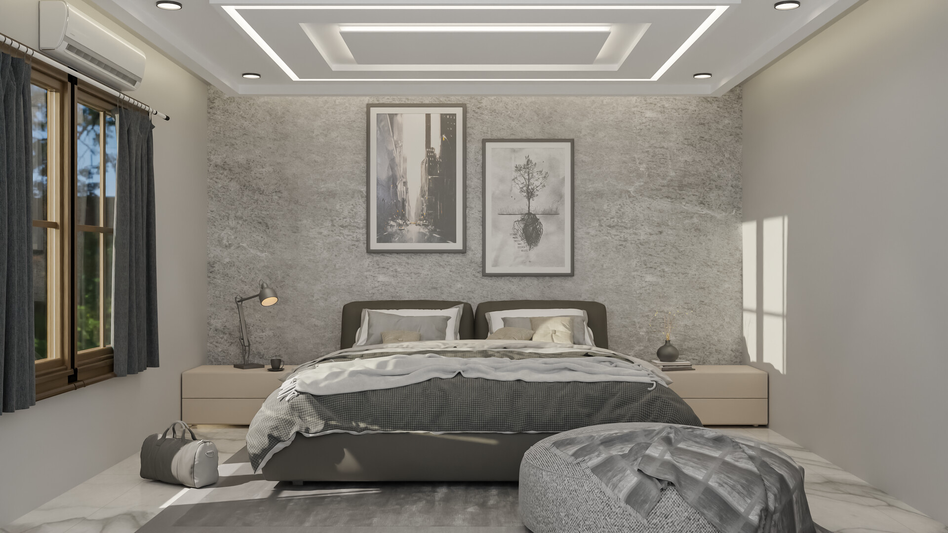 ArtStation - Bedroom Interior Design | Blender