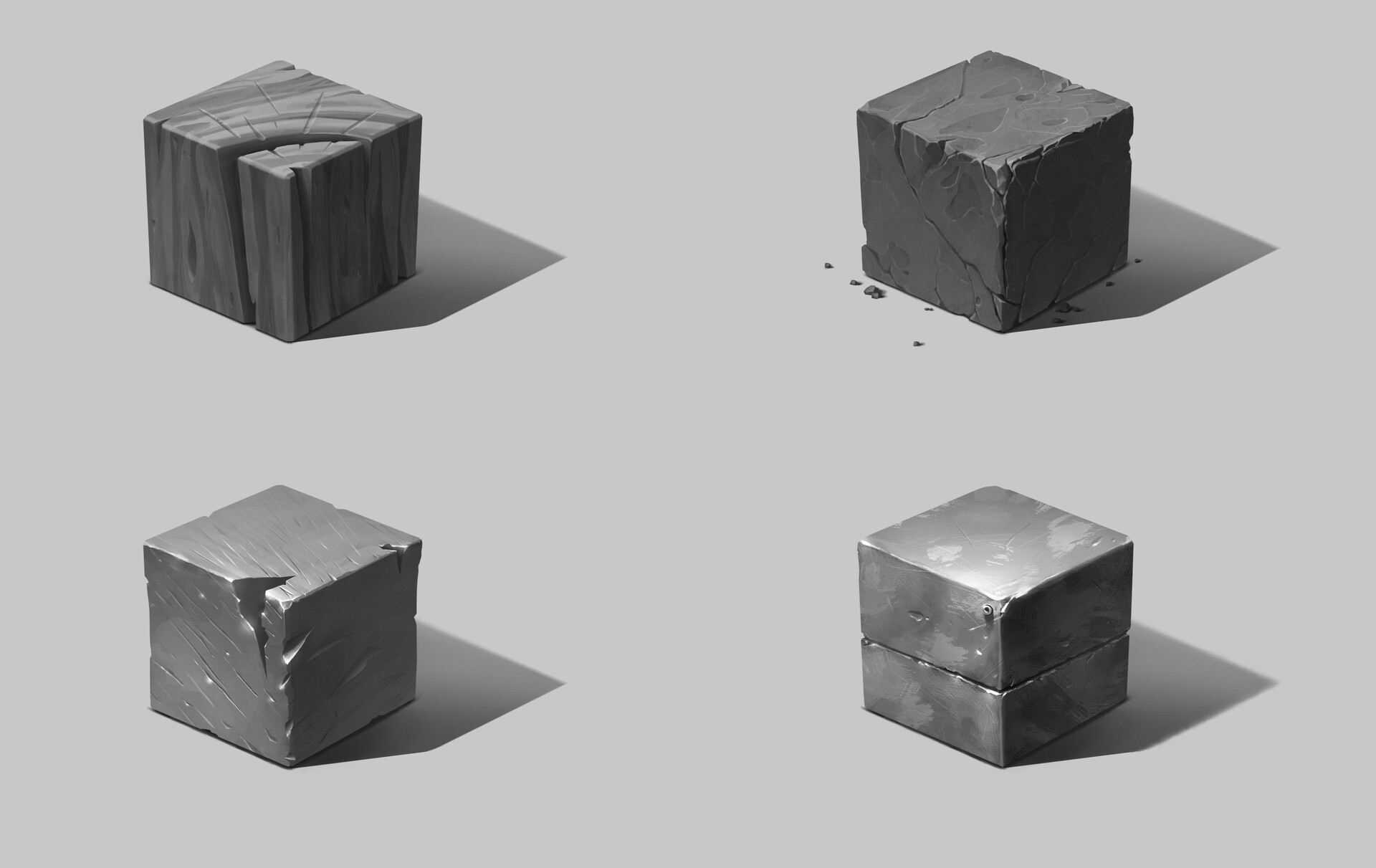 ArtStation - Digital painting. Material study