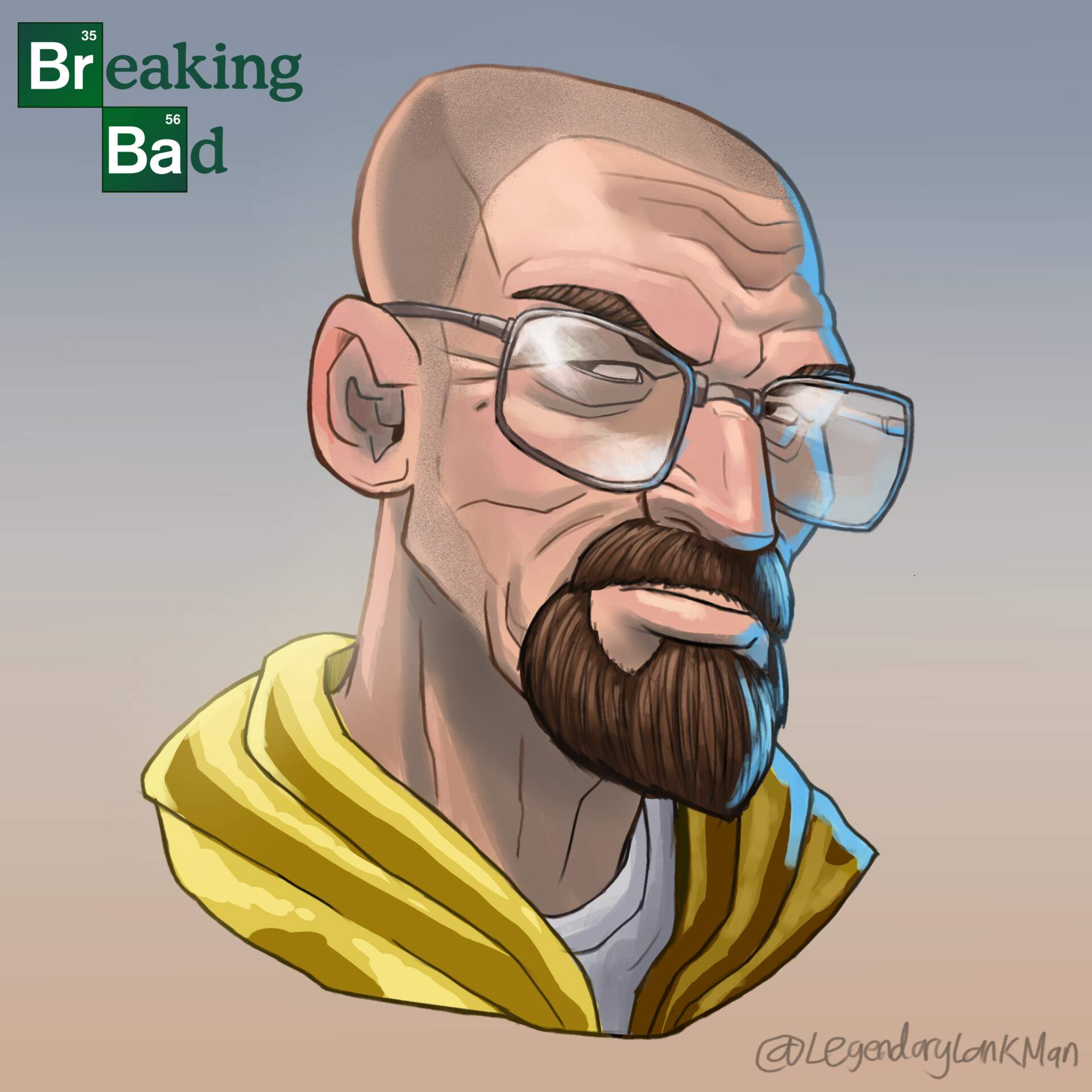 ArtStation - Walter White Character Bust