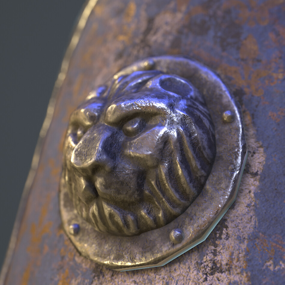 ArtStation - Lion Kite Shield
