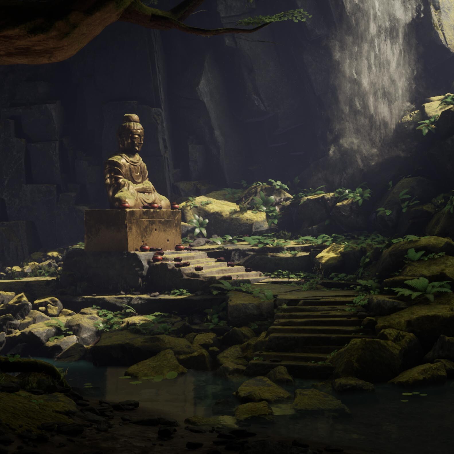 ArtStation - Buddha Cave