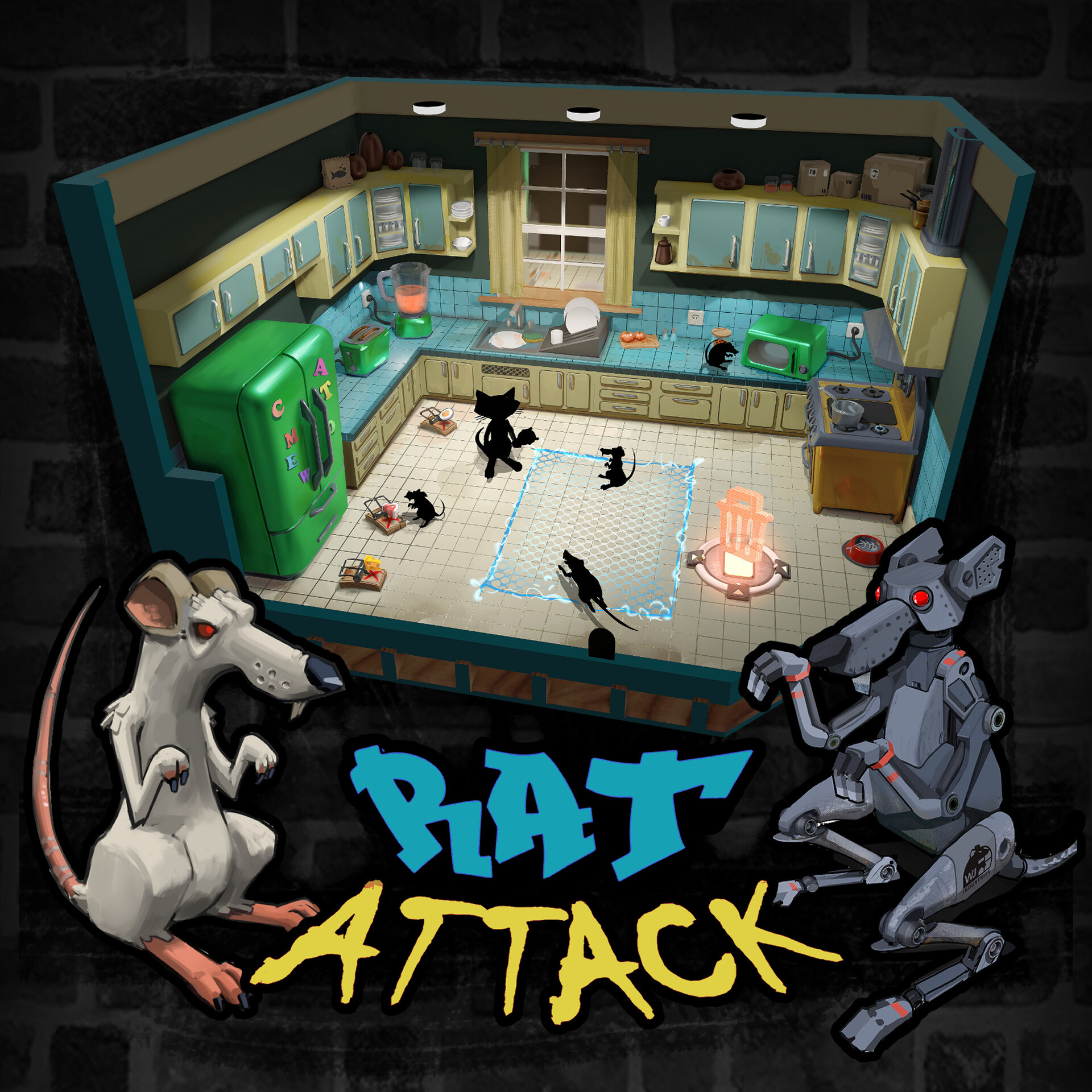 ArtStation - Rat Attack! (Level & Rats)