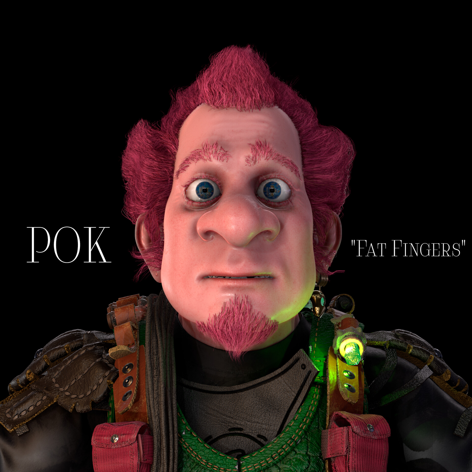 ArtStation - Pok "Fat Fingers". Master Thief.. Almost.