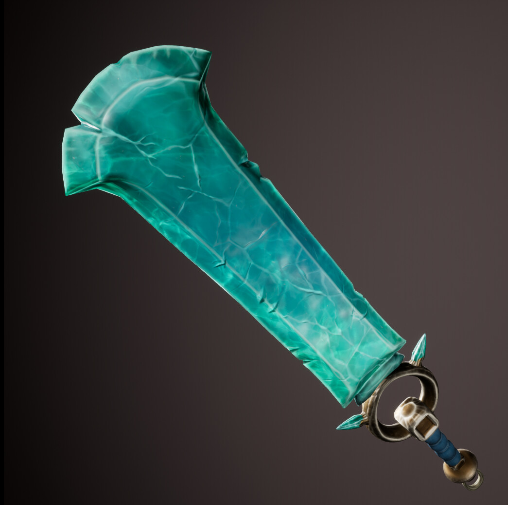 ArtStation - Fantasy Weapon: Stone Sword