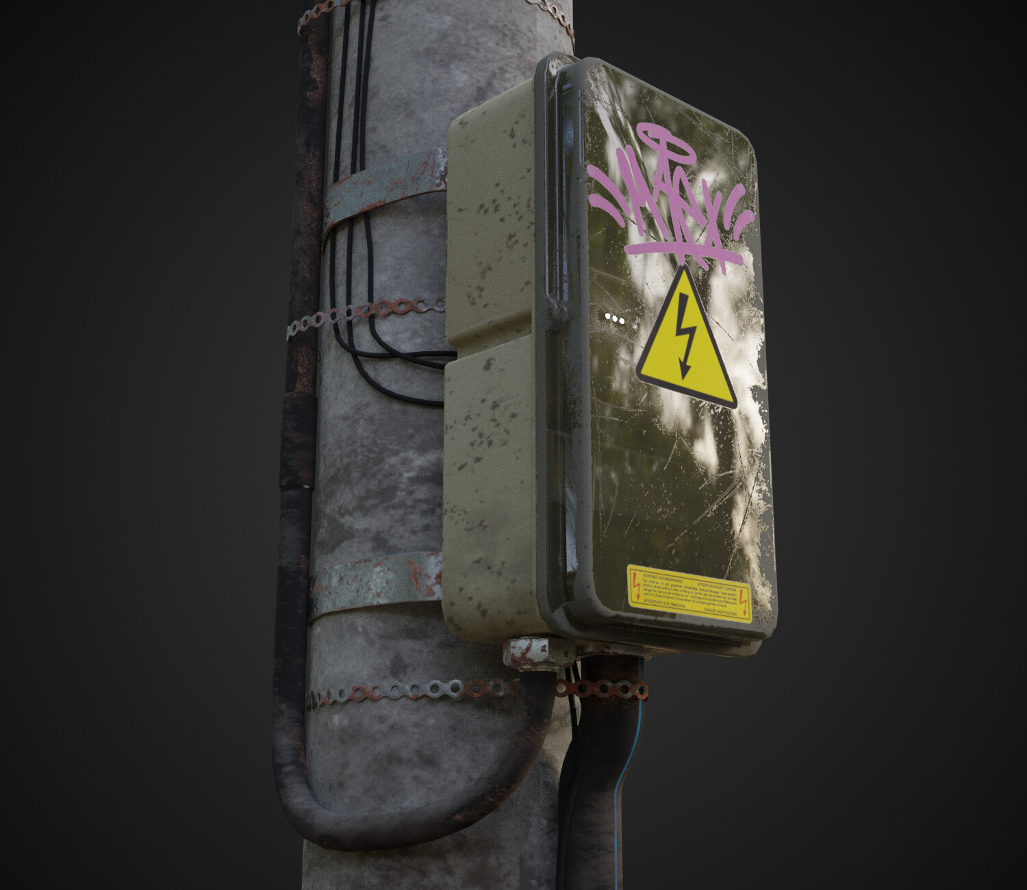 ArtStation - Power Panel 3D model
