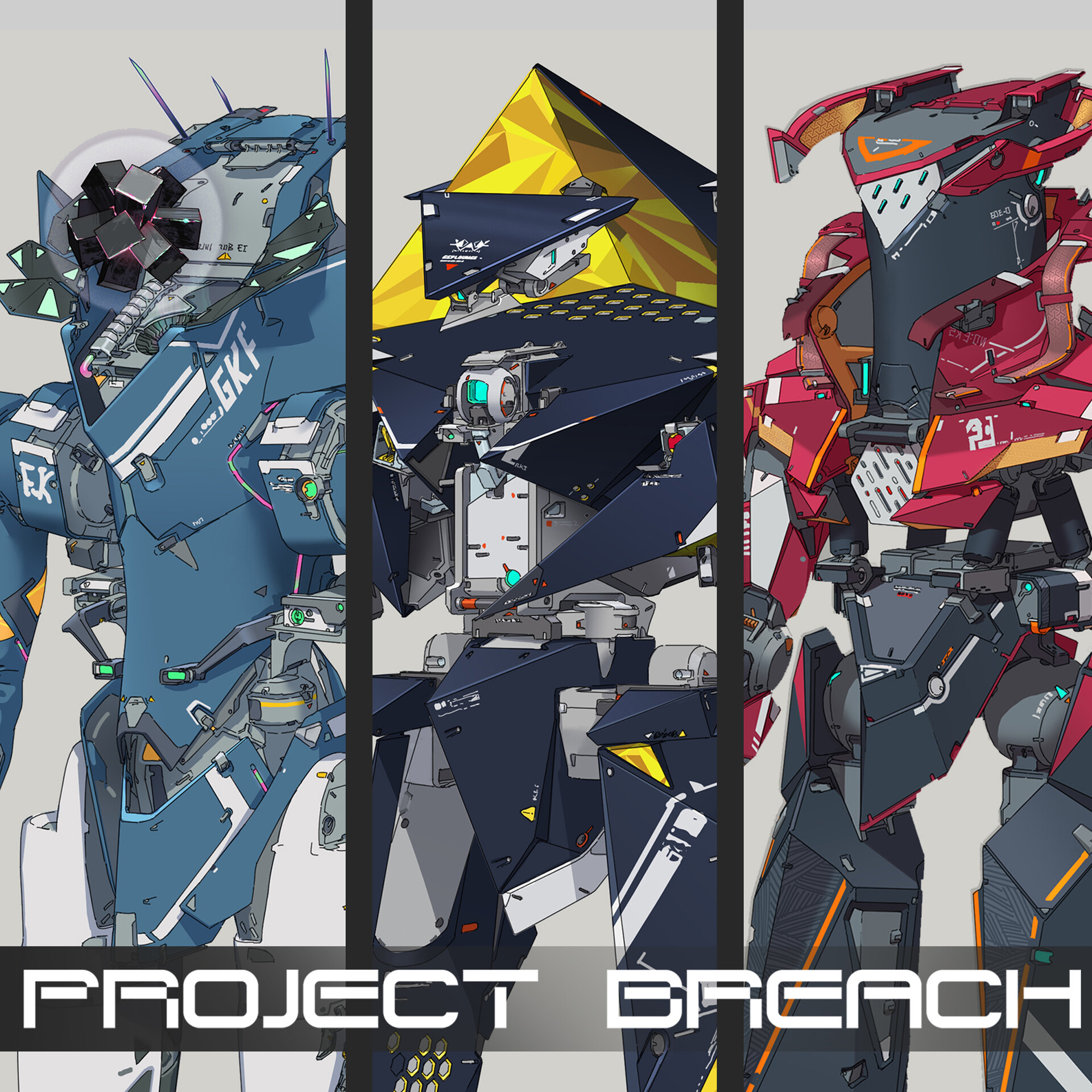 ArtStation - Robot For Project Breach