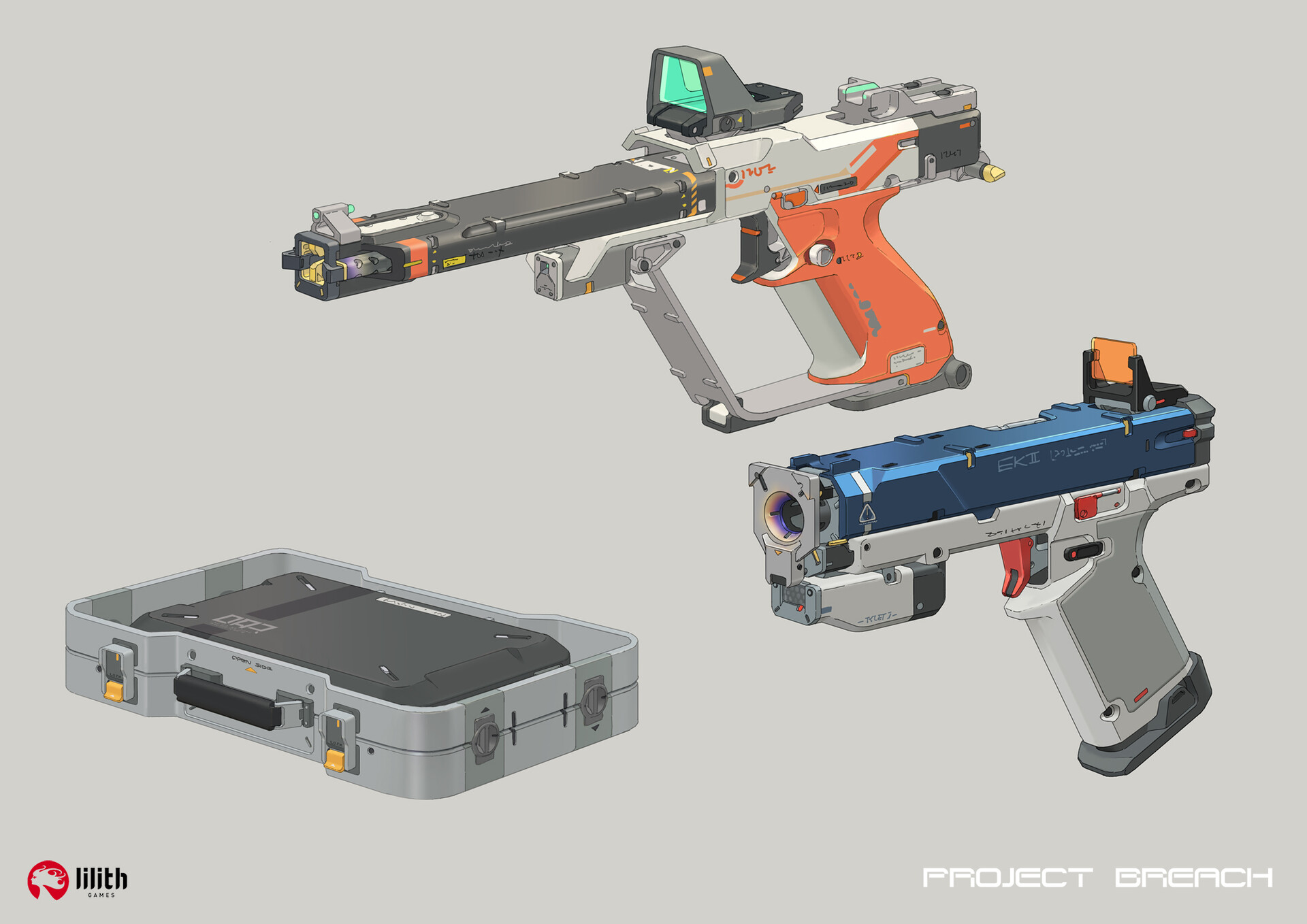 ArtStation - Weapons For Project Breach