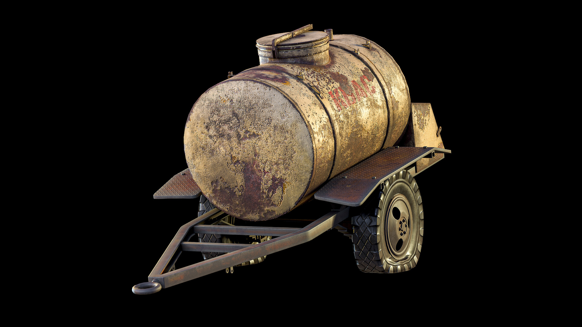 ArtStation - Old kvass barrel