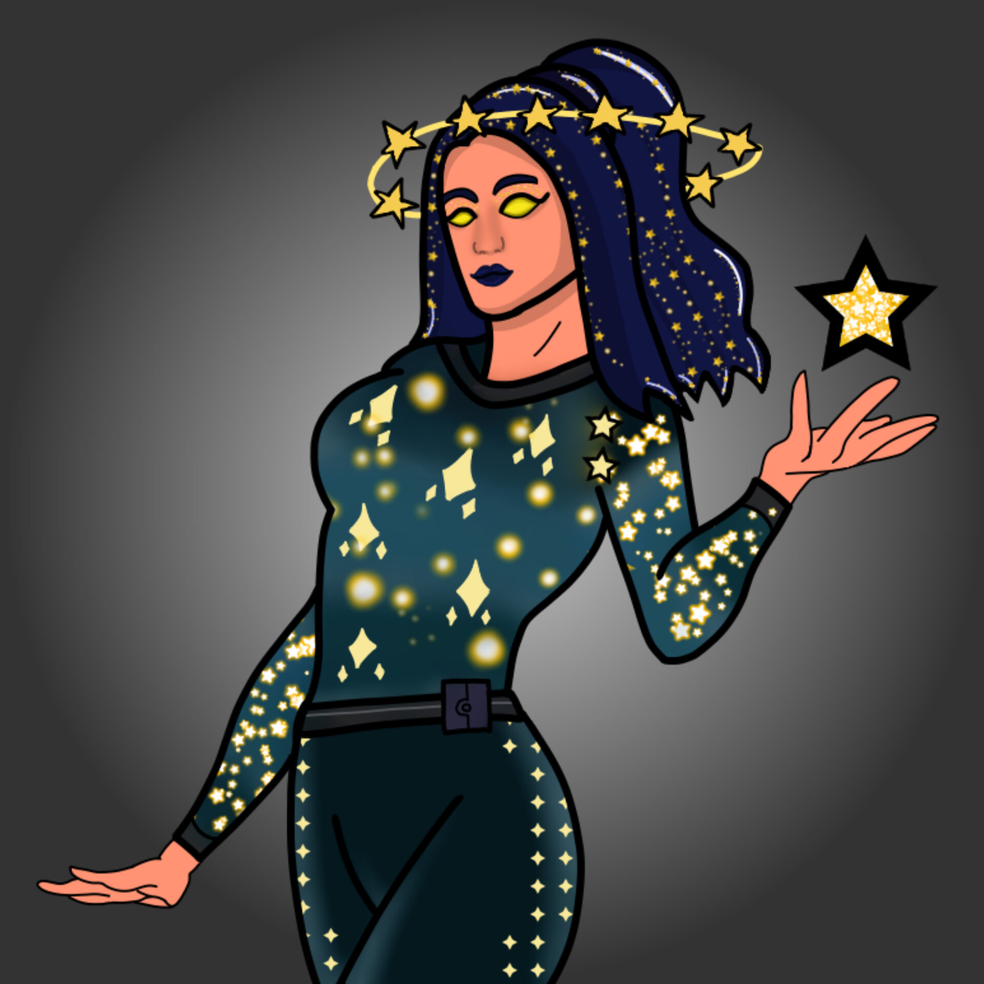 ArtStation - 🌌 Fortnite Skin Concept - NIGHT STAR 🌟🌌