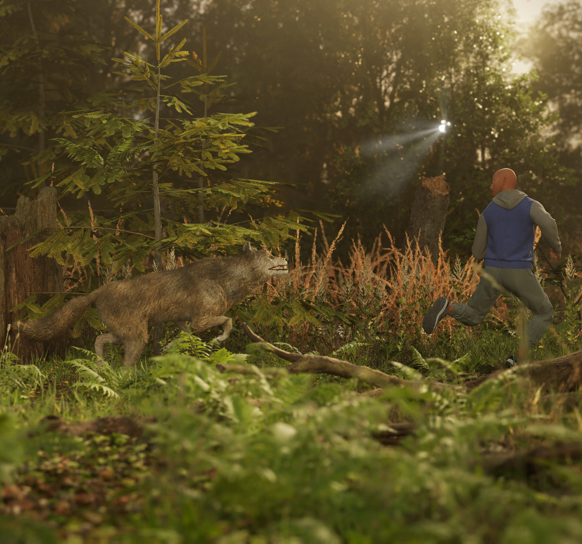 ArtStation - Wolf Chase