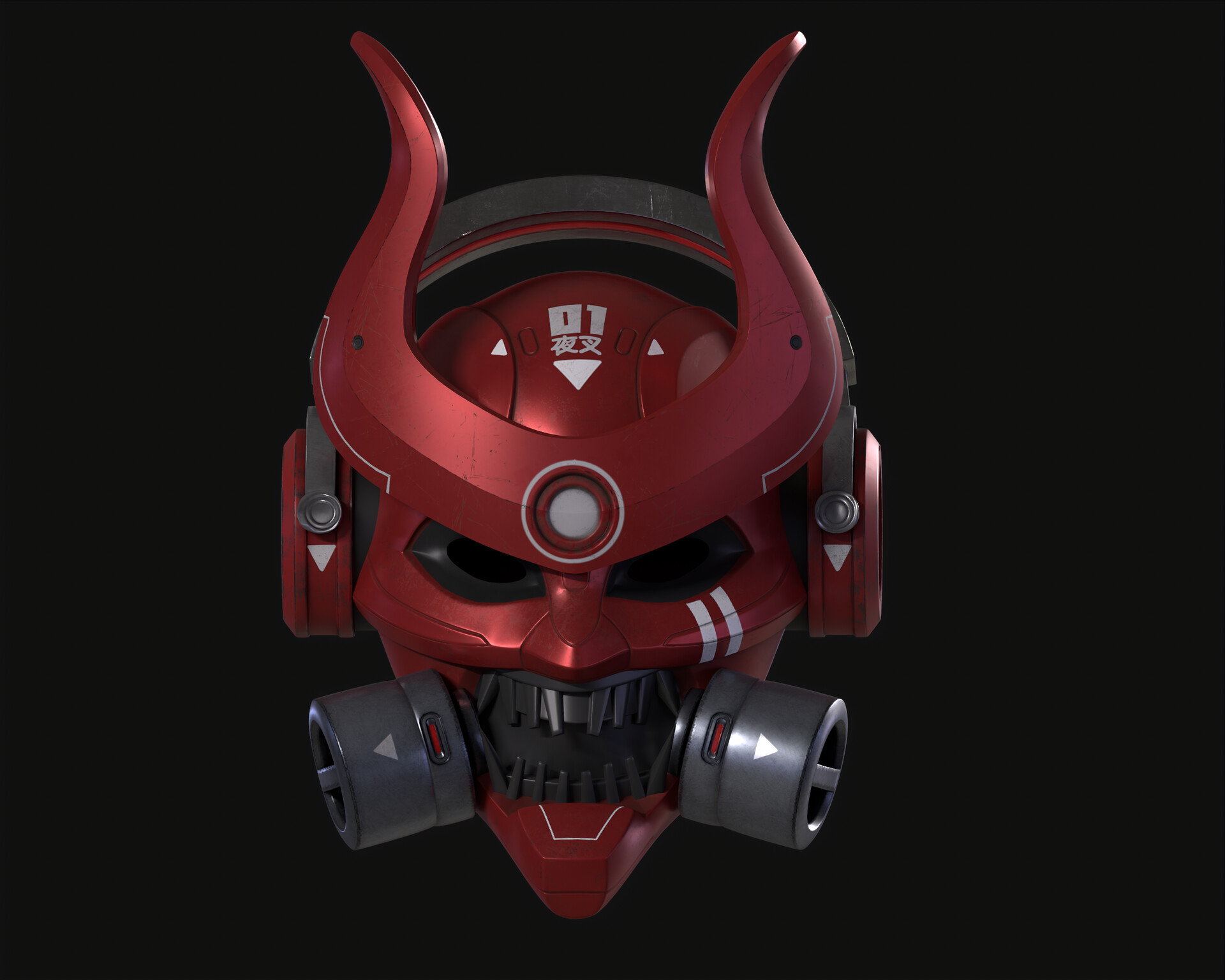 ArtStation - Oni Evangelion Mask