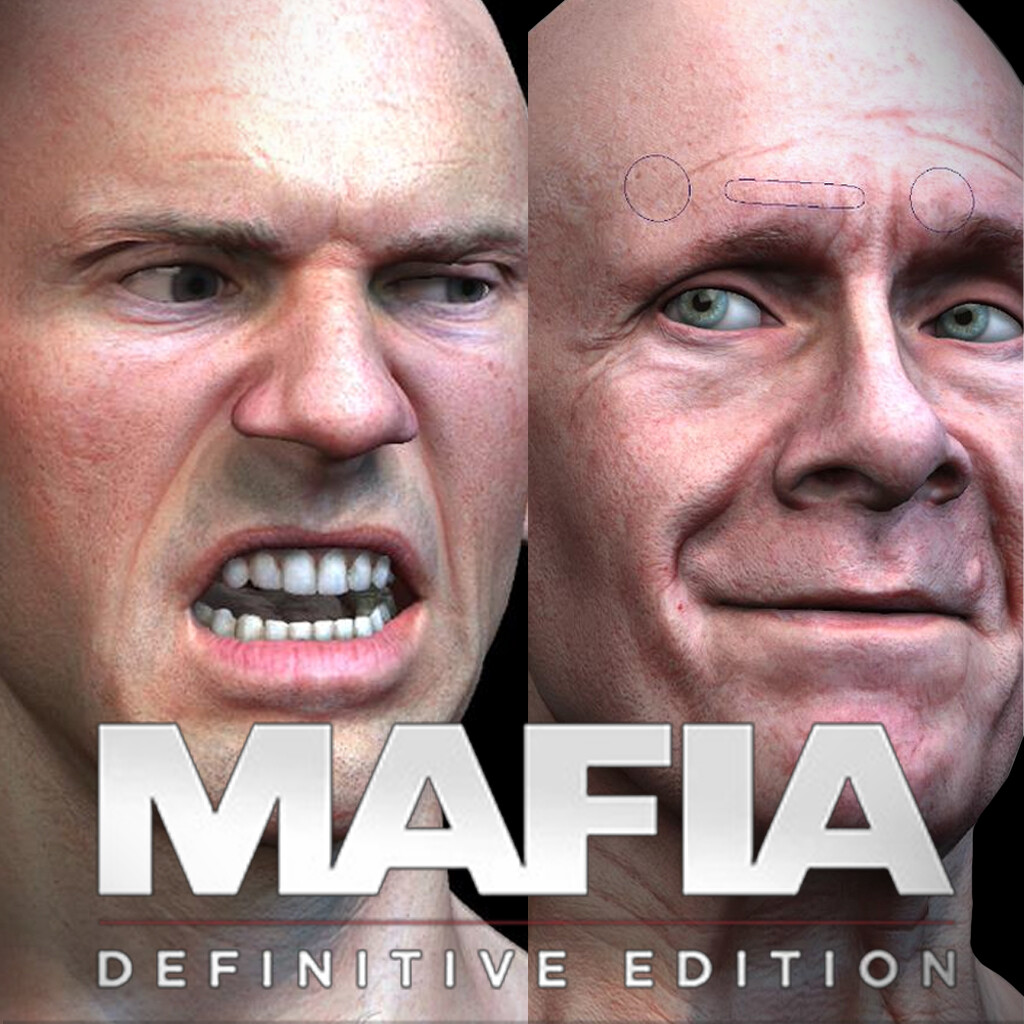 ArtStation - Mafia: Definitive Edition - Facial Expression Work