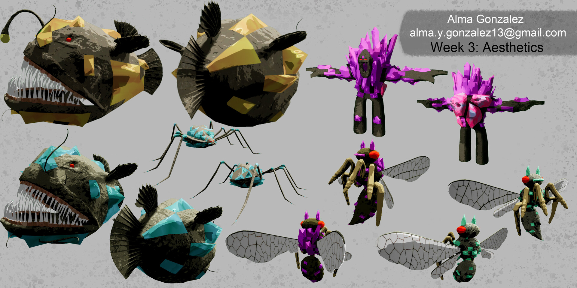 ArtStation - "Dusk Hallow" Enemy Character