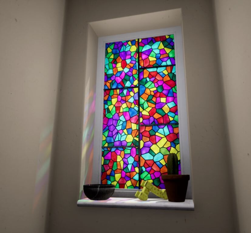 Rachel Cutts - Stained Glass - Substance Designer Material