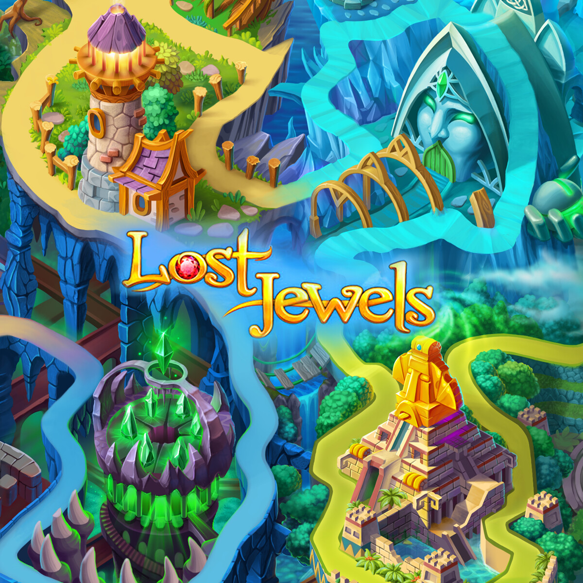 ArtStation - Map Lost Jewels 2019