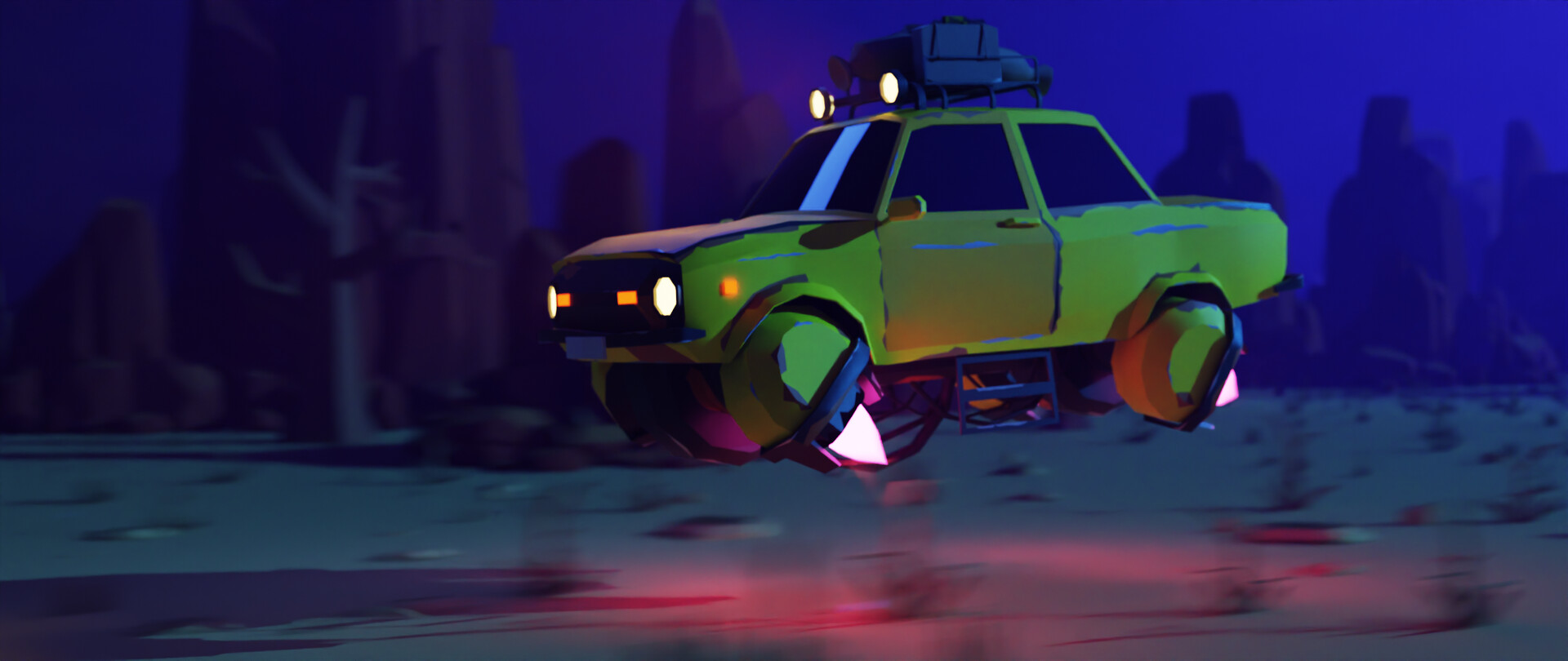 ArtStation - Cyberpunk in western training project