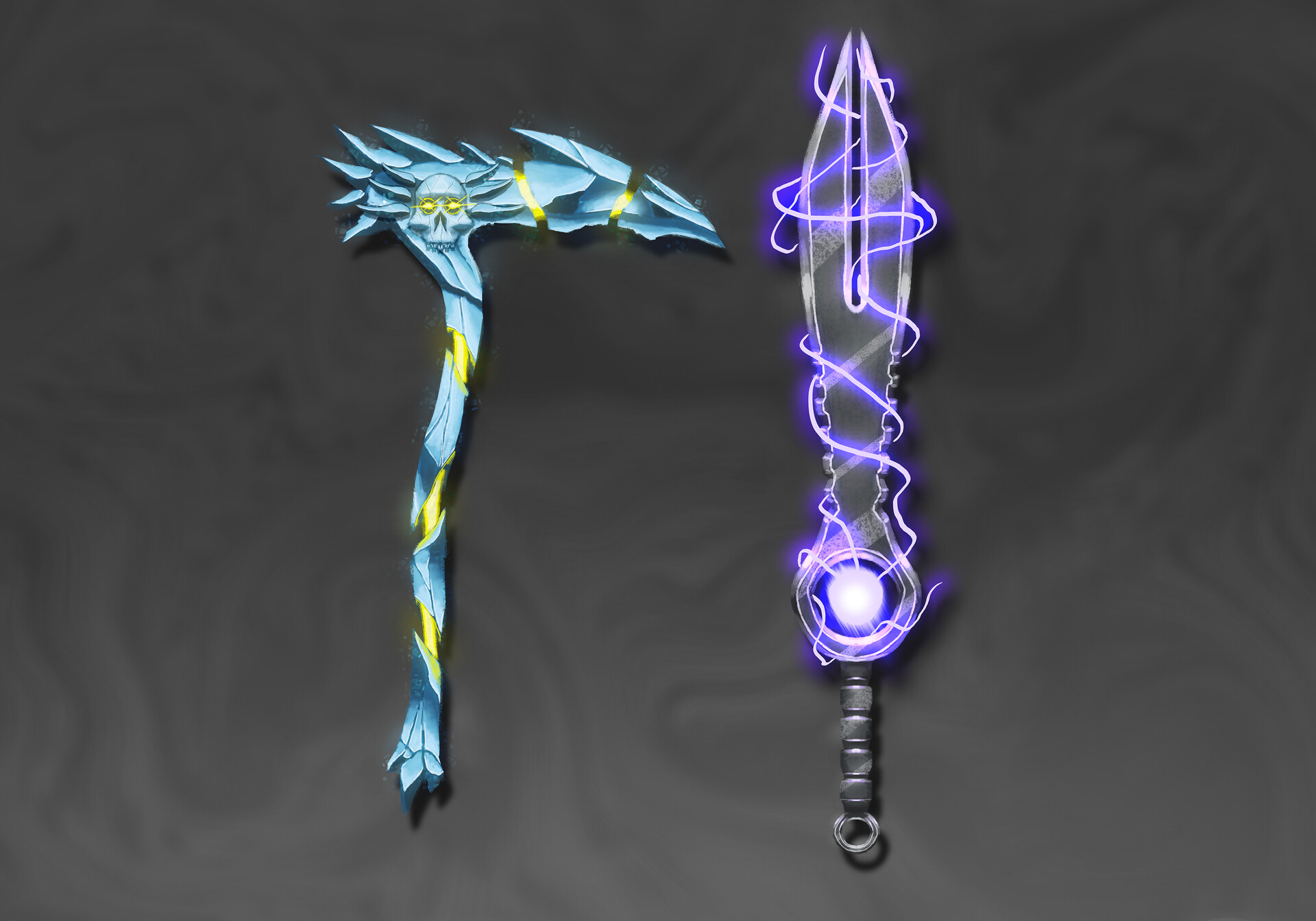 ArtStation - Fantasy weapon design