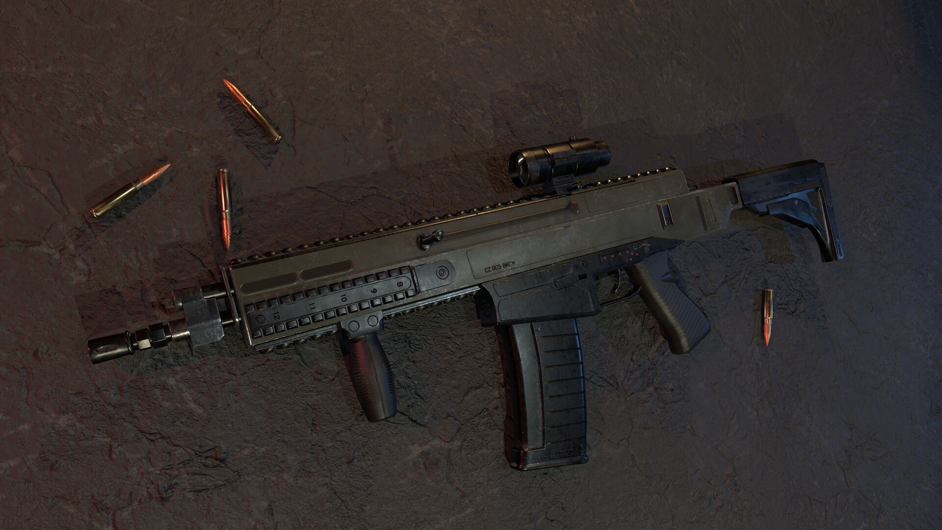 ArtStation - CZ 805 Bren Gun Model