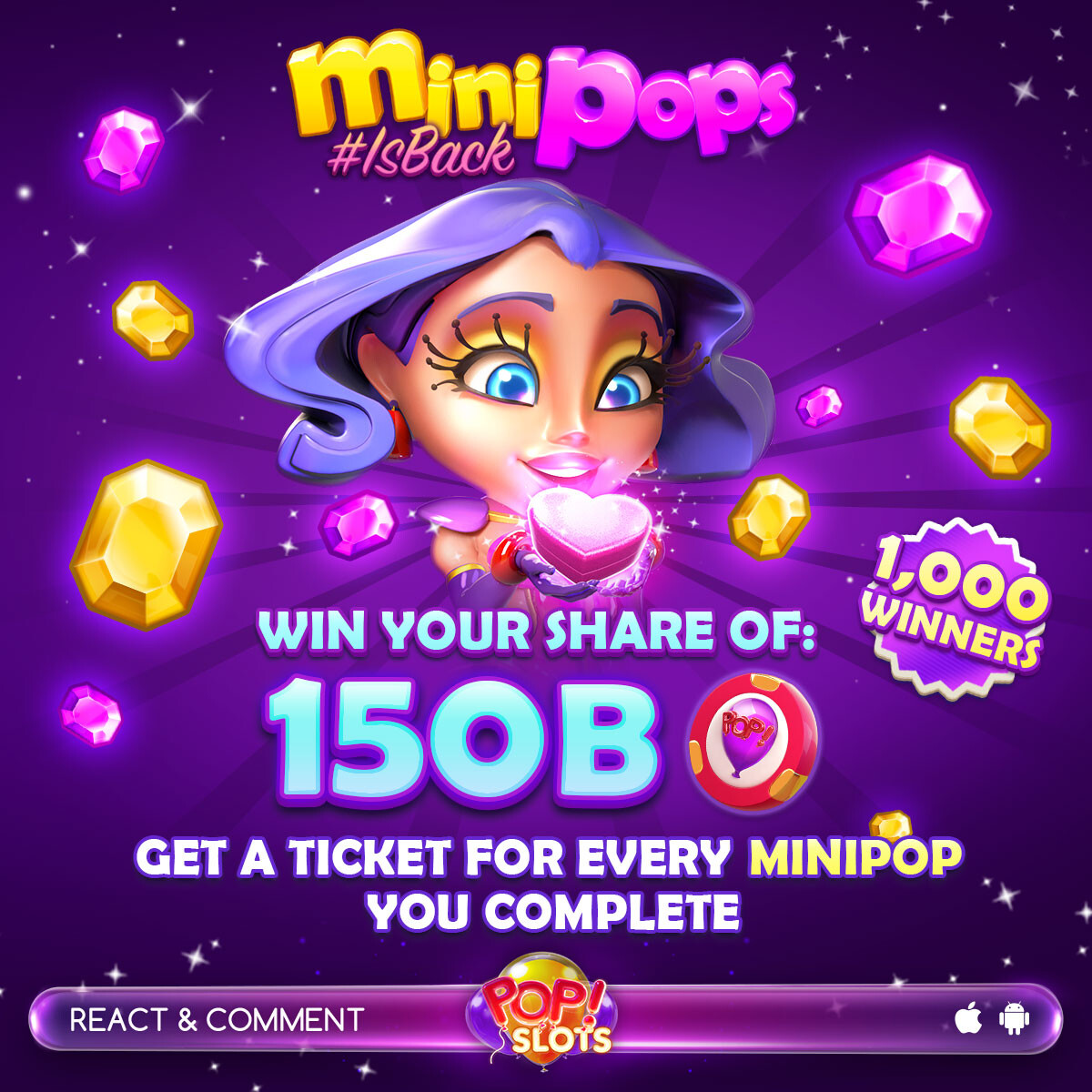 ArtStation - Pop Slots: MiniPops Motion Graphics