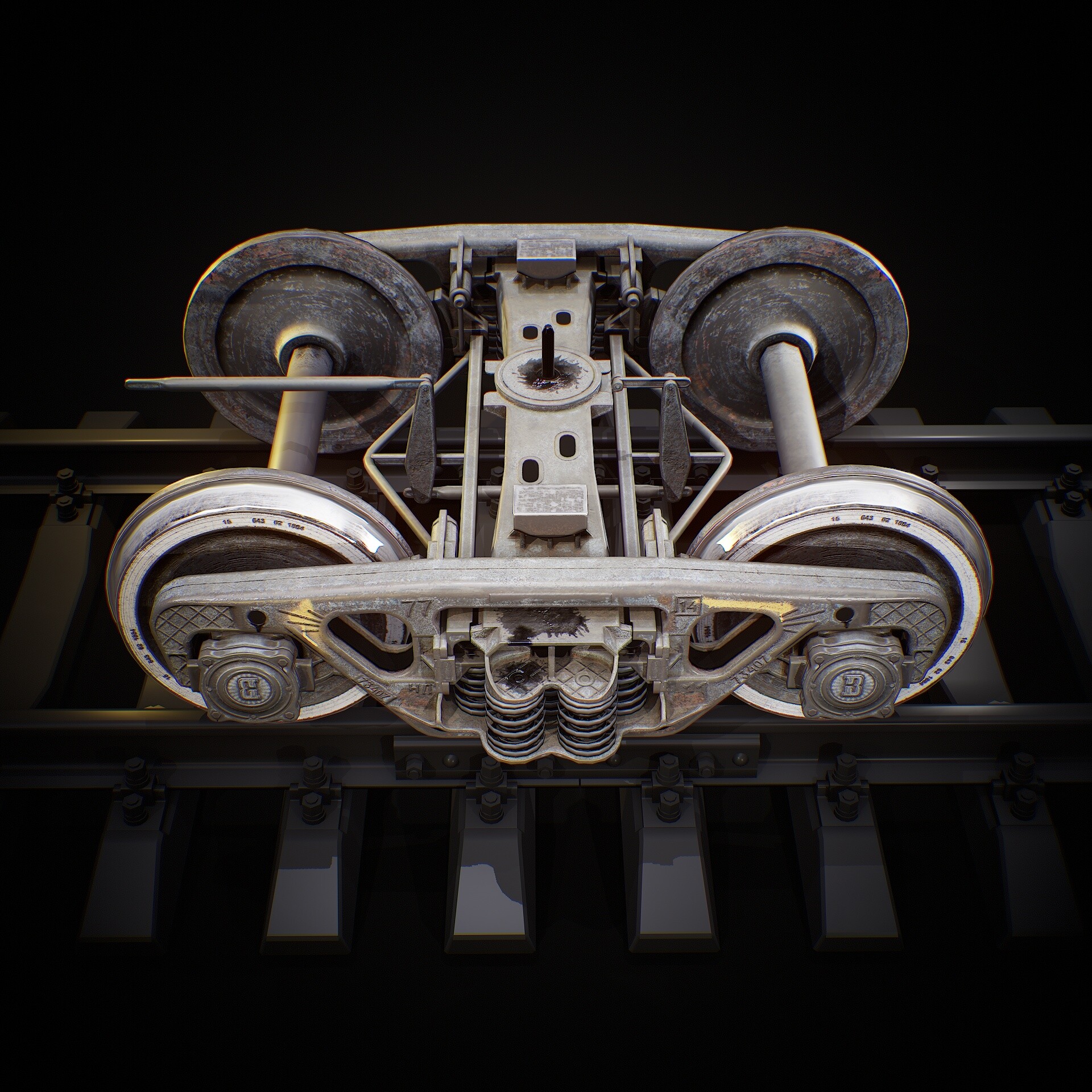 ArtStation - "Trolley of train"