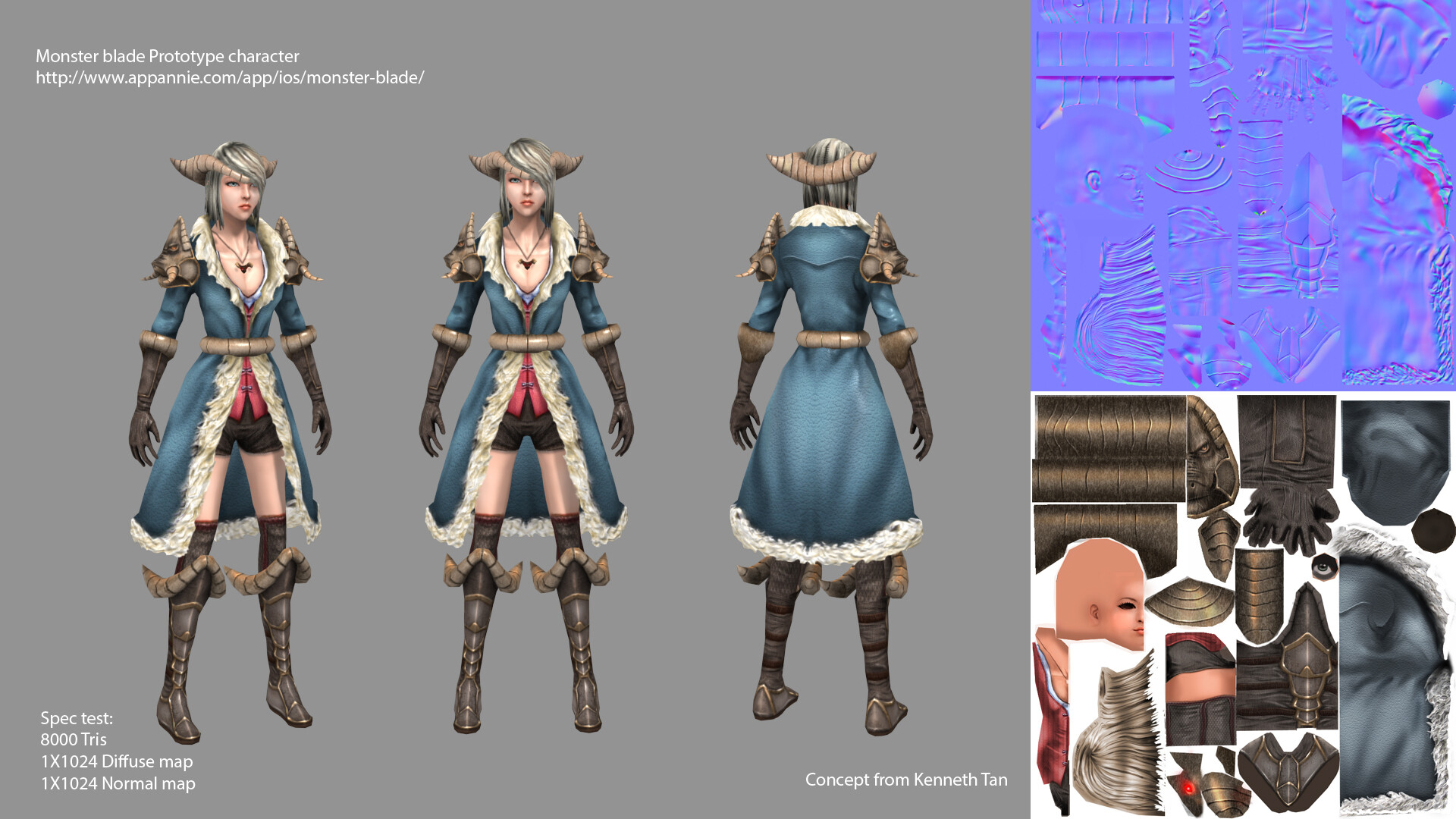 ArtStation - Monster blade prototype character