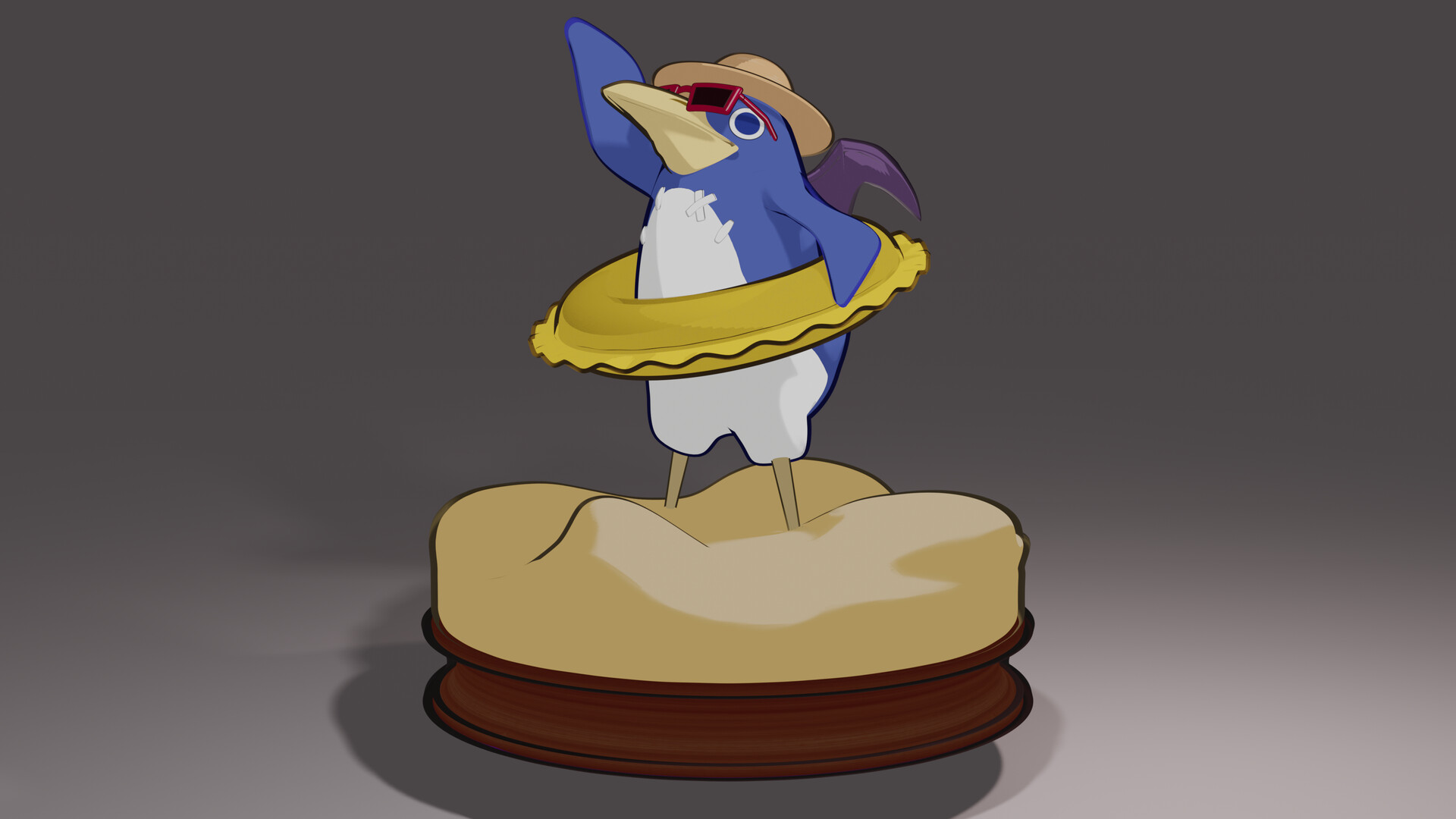 ArtStation - Beach Prinny - Fan Art